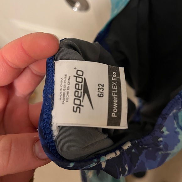 Speedo | Swim | Speedo One Piece Swimsuit Blue Water | Poshmark